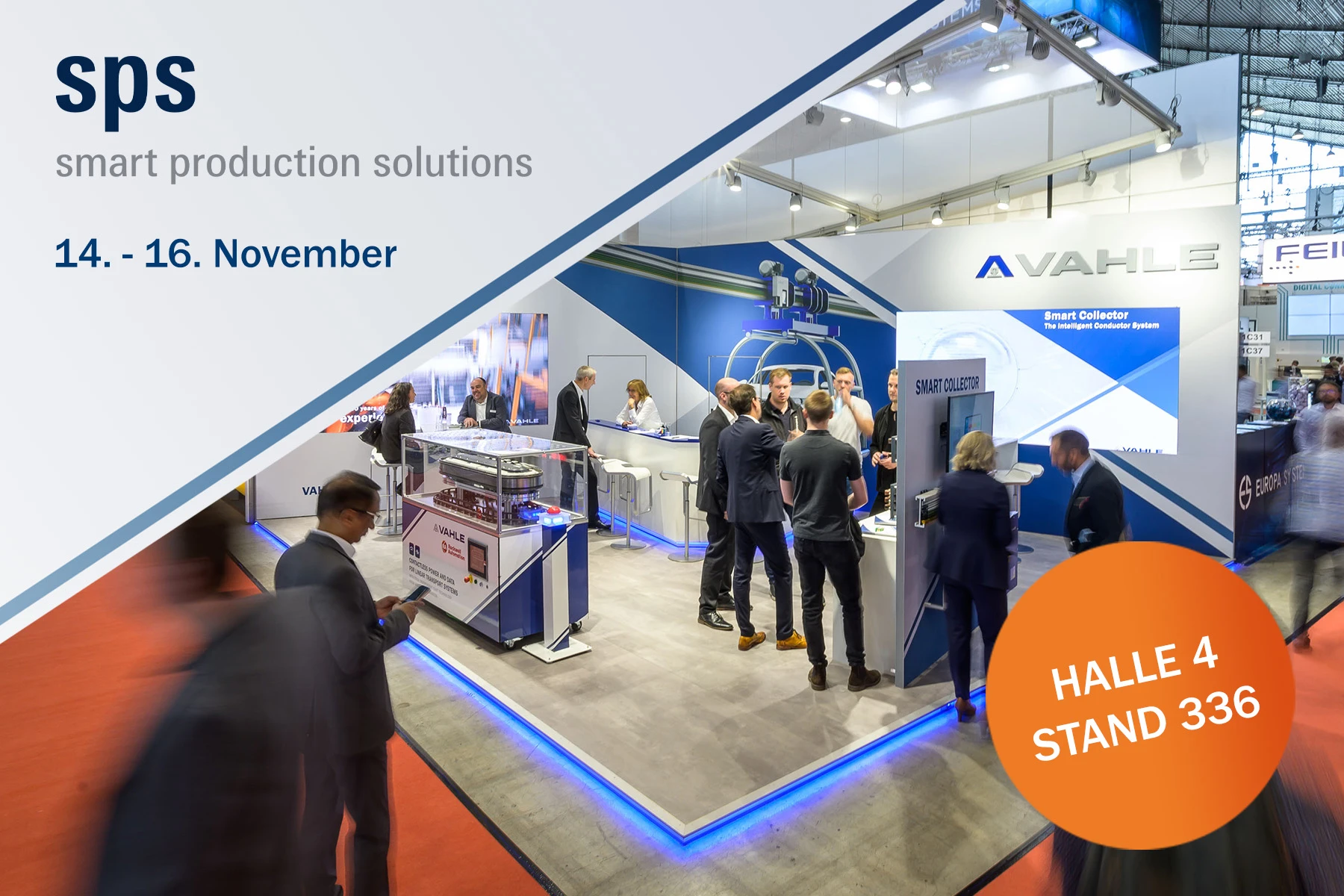 VAHLE presents Smart Collector Upgrade with thermal sensor at SPS 2023 | VAHLE